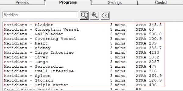 The Meridian Clock and Their Frequencies – Spooky2 Scalar